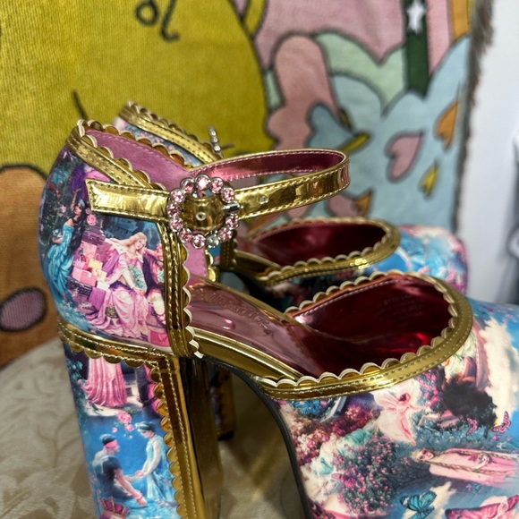 Sugar Thrillz | Shoes | Sugar Thrillz Dollskill Platform Rococo Printed ...